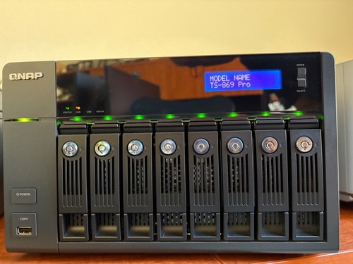 QNAP TS-869 Pro 8-Bay Network Attached Storage NAS - 32TB | eBay