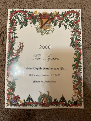 2000 Squires Ball Program- Mardi Gras Krewe Favor | eBay