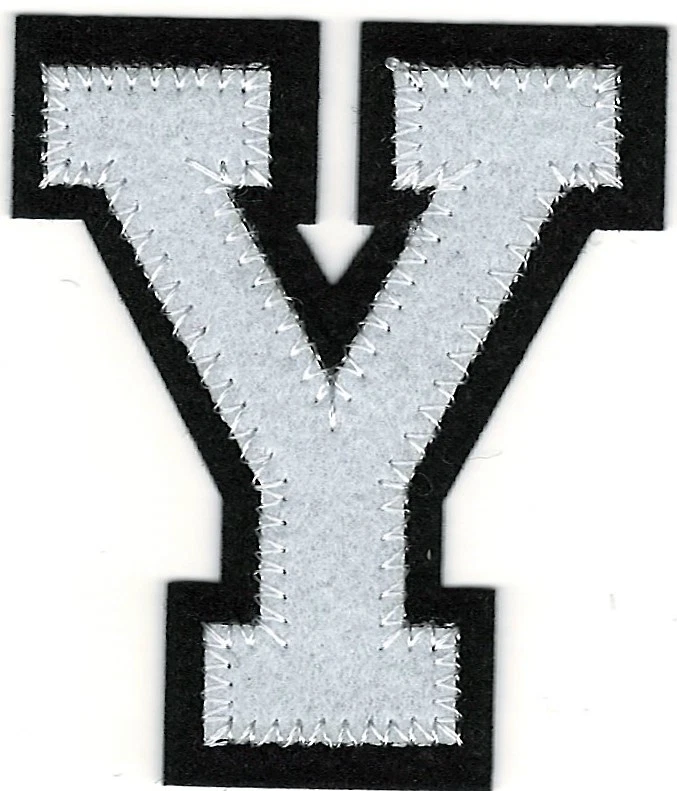 Black Varsity Letter Y