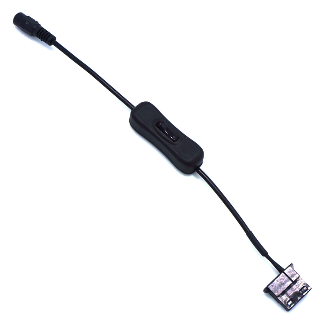 2x DC 55x21mm to 4-Pin Power Connector Adapter Cable with Switch for PC ...