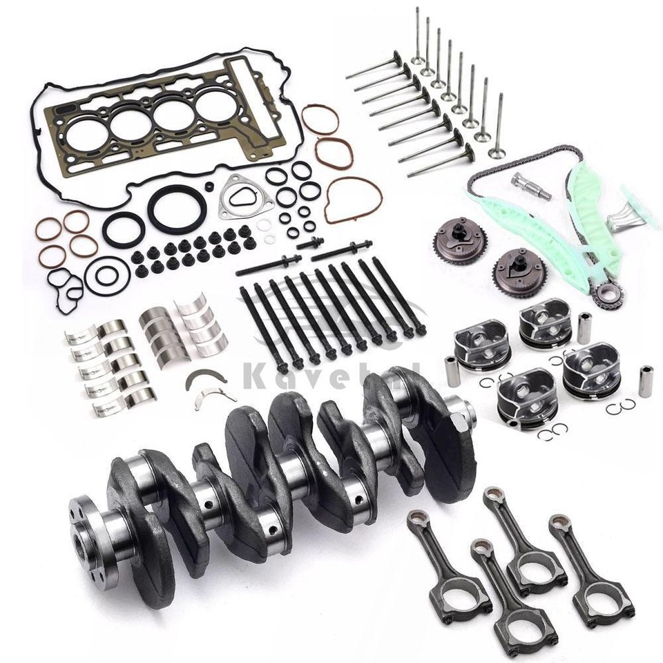 N12 N16 1.6L Engine Rebuild Kit Crankshaft Conrod Timing VVT For Mini ...