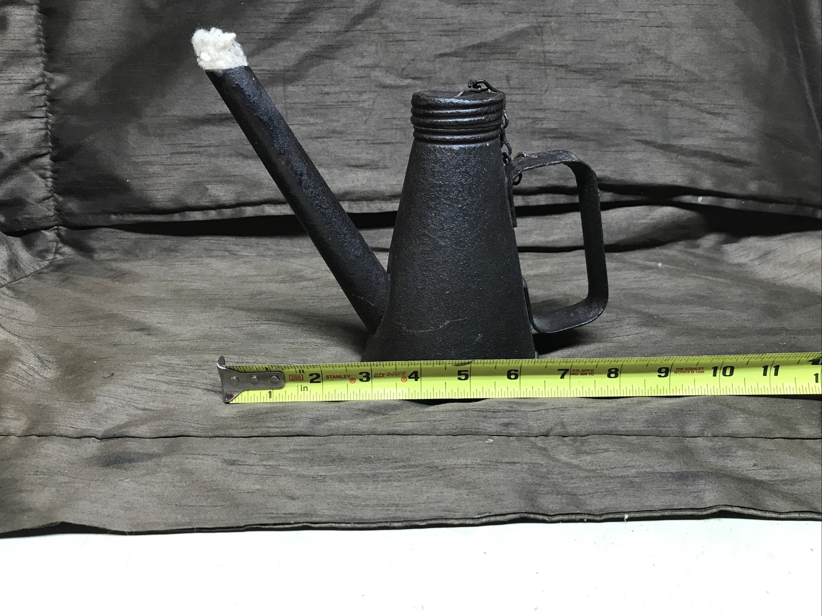 Vintage Kerosene Oil Road Torch Lamp Lighter Smudge Pot Flare Miner ...