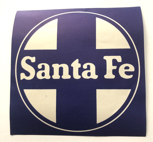 VTG Santa Fe Railroad -Paper Logo Signs 4x4 | eBay