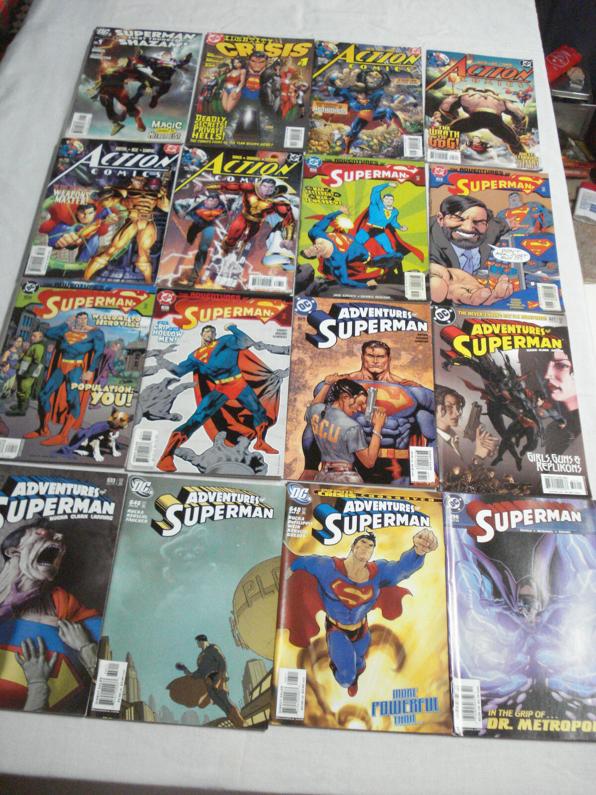 Action Comics 814 815 818 826 Adventures of Superman 612-615 627 629 ...