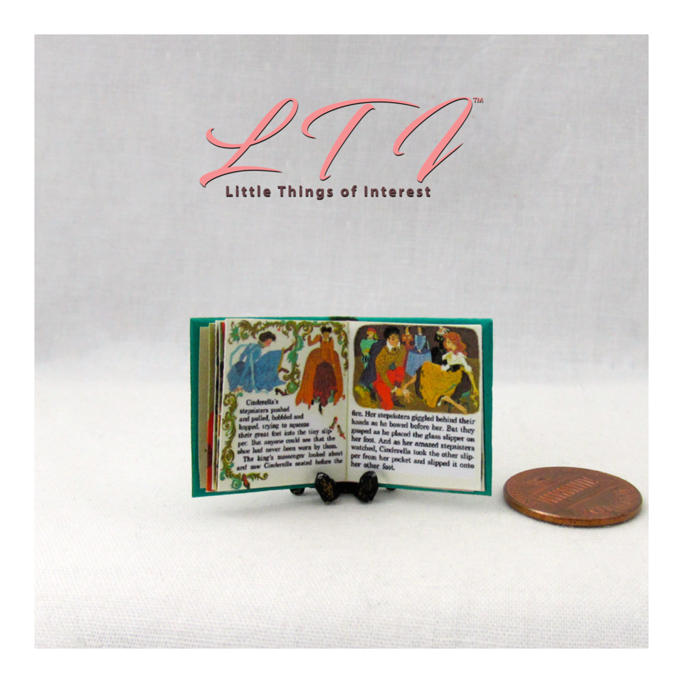 CINDERELLA 1:12 Scale Miniature Readable Illustrated Book 1961 | eBay