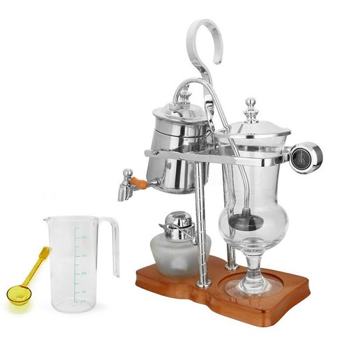 New Gold/Silver Belgium Royal Family Balance Syphon Coffee Tea Pot ...