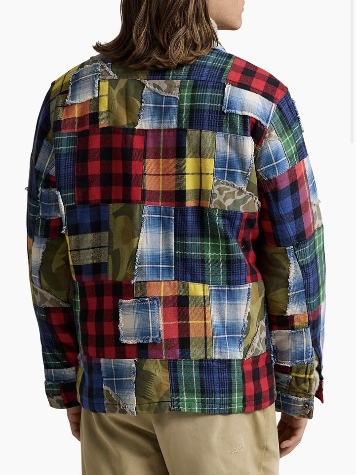 Polo Ralph Lauren Patchwork Flannel Overshirt | eBay