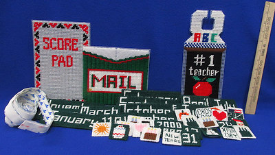 Plastic Mesh Calendar Kit Incomplete Instructions Not Included Dark ...