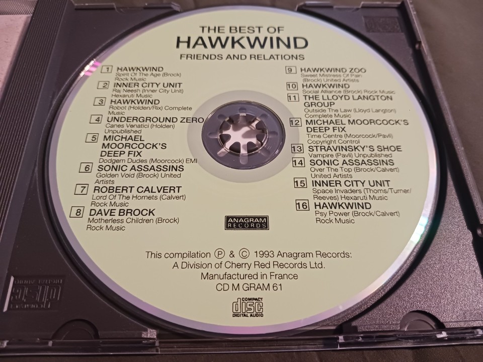 The Best Of Hawkwind Friends & Relations by Hawkwind [CD, 1993, Anagram ...