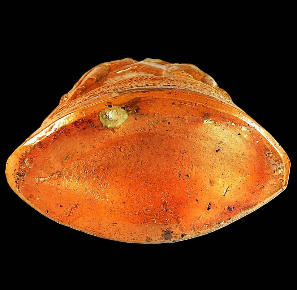 VERY RARE SALT GLAZED DOULTON & WATTS Mr PUNCH STONEWARE FLASK - Circa ...