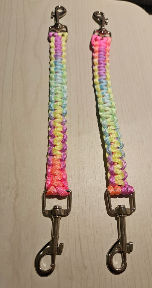 Rainbow saddle grab strap balance strap - personalised name custom ...
