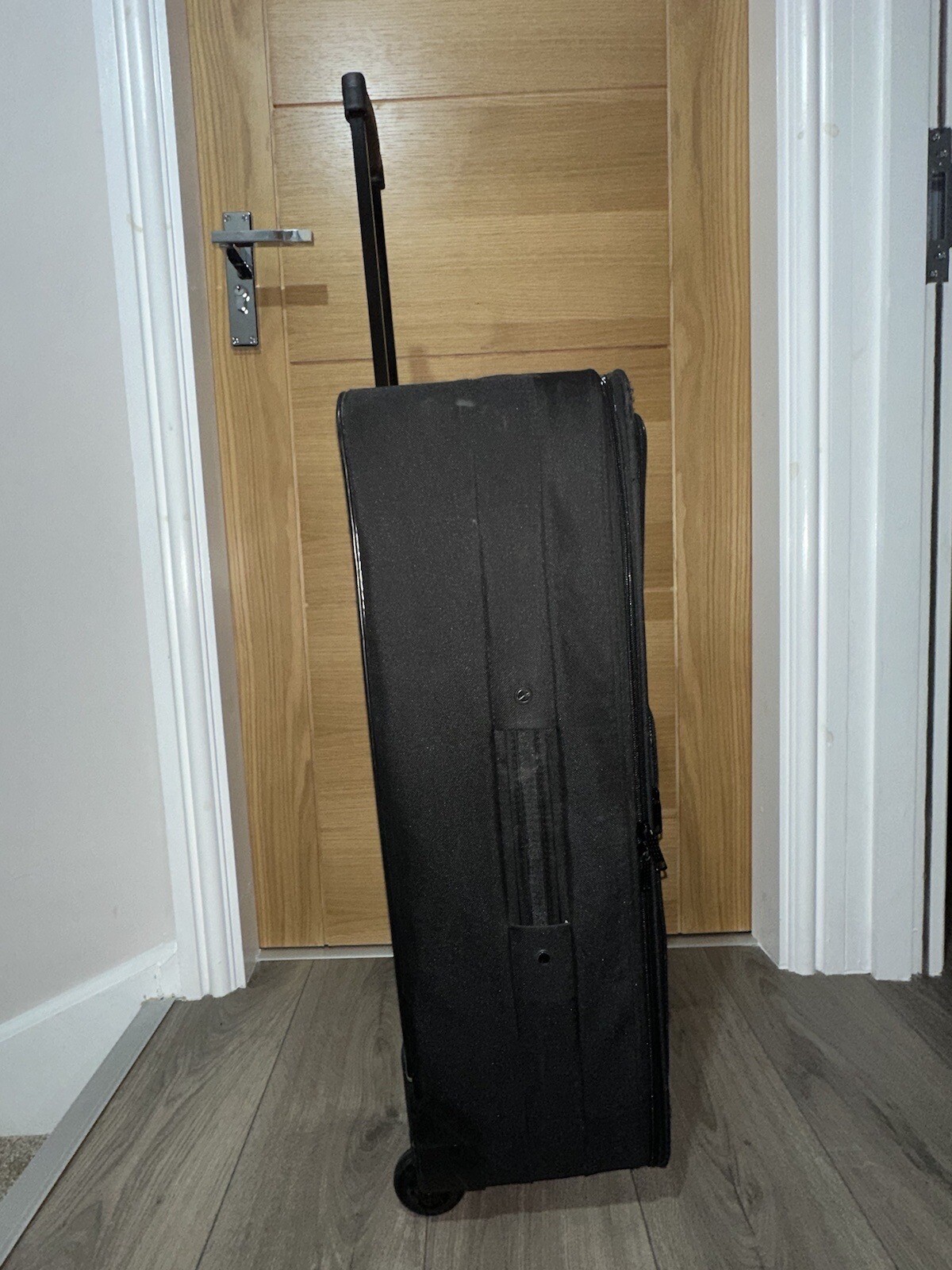 Slazenger Trolley Suitcase Large Unisex Soft Zip Mesh 5059370543339 ...