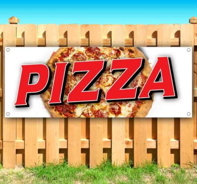 PIZZA Advertising Vinyl Banner Flag Sign USA CARNIVAL FAIR FOOD | eBay