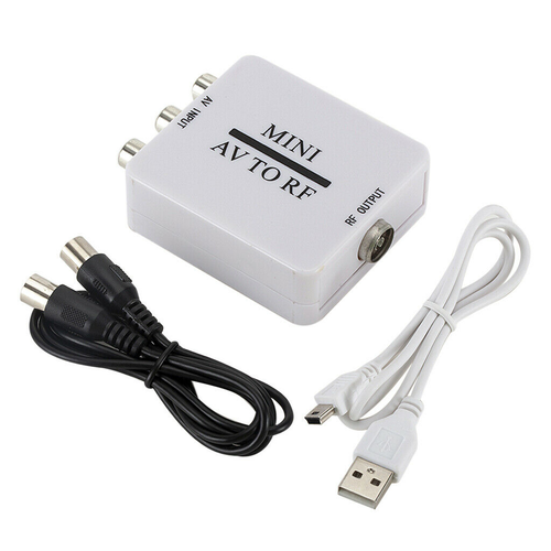 Video Cable RCA/Composite A/V to RF/Coax /Coaxial Converter Hdmi ...
