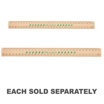 Celco Rulex Wooden Ruler 30cm (Unpolished) | eBay Australia