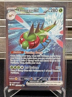 Pokemon TCG Destined Rivals Yanmega EX 228/182 Special Illustration ...