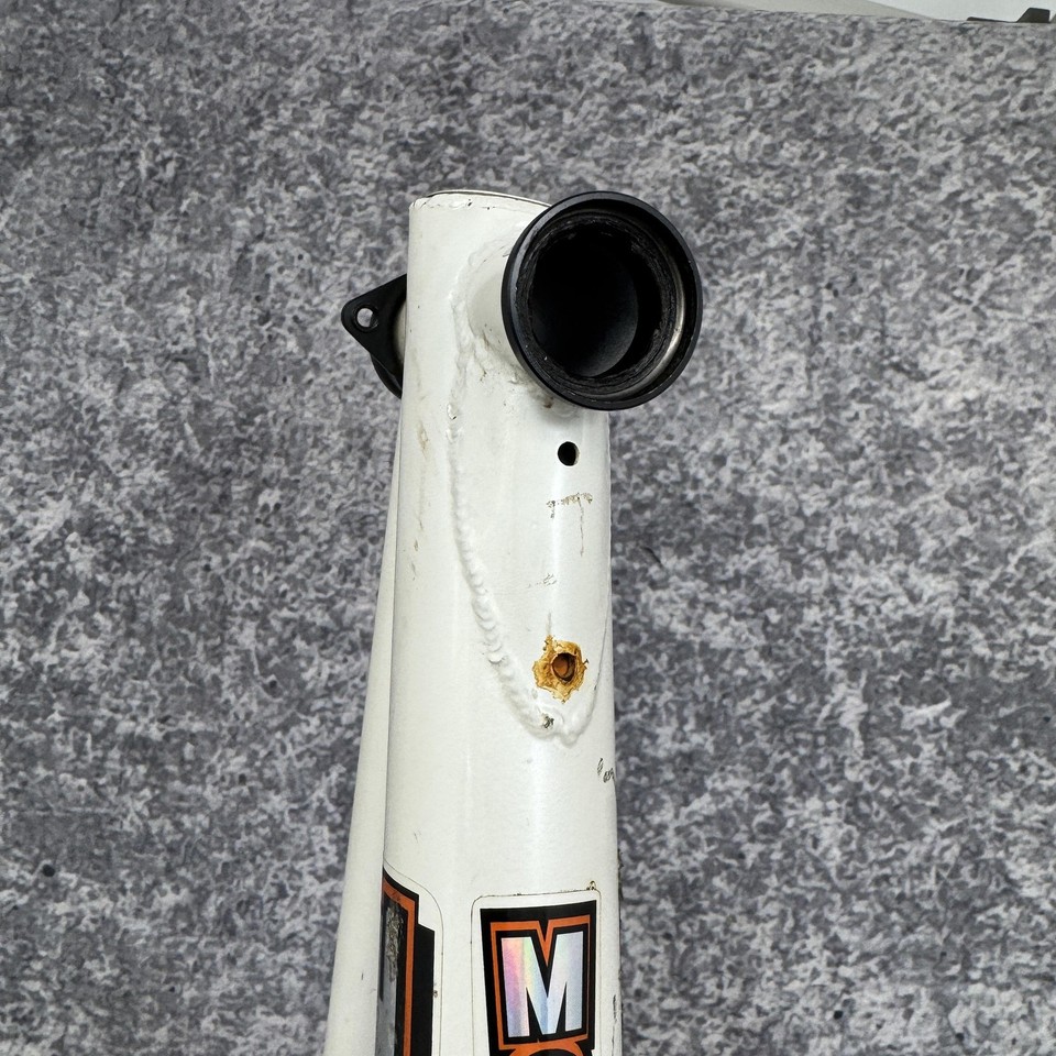 Mongoose Hoop D BMX Bike Frame Mid School Steel White Freestyle Park ...