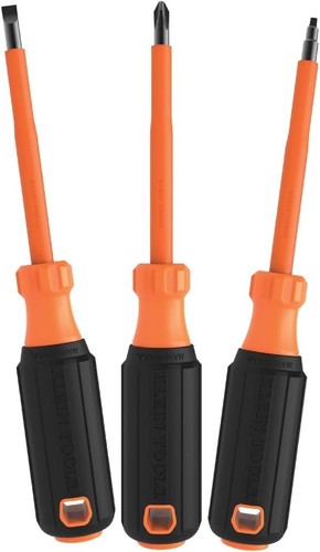 Insulated screwdriver set 3 piece grip handle high voltage | eBay