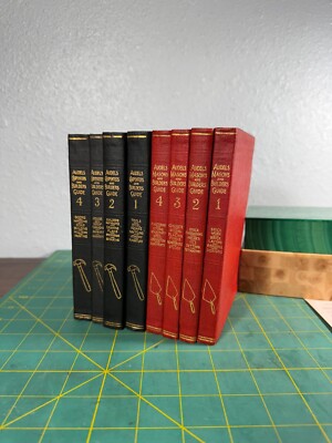 Vintage Set of 8 Books Audels Carpenters, Masons And Builders Guide ...