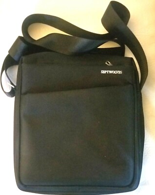 SEPTWOLVES TABLET CARRYING CASE BLACK MANY COMPARTMENTS | eBay