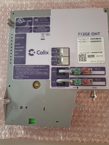 Calix 100-03247 712GE ONT - Tested w/ Warranty 2 Pots, 2 Ge, 1 HPNA | eBay