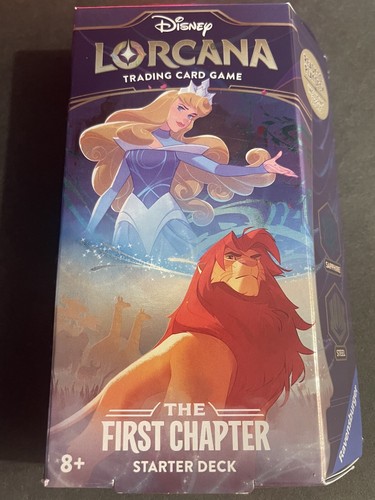 Disney Lorcana: The First Chapter Starter Deck (Sapphire/Steel) IN HAND ...