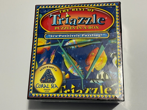 Triazzle Coral Sea Puzzle by Dan Gilbert 28 Pieces - Collectible Sealed ...