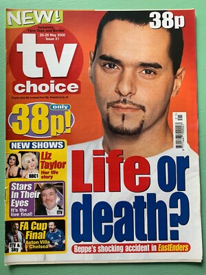 TV CHOICE mag 20-May-2000 MICHAEL GRECO Fay Ripley Alistair McGowan Liz ...