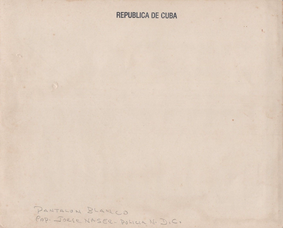 CAPT JORGE NASER & CUBAN POLICE MEMBERS FIRING RANGE CUBA 1950s VTG ...