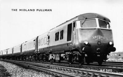 RPPC THE MIDLAND PULLMAN British Railways Diesel Engine Train Vintage ...