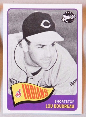 2003 Upper Deck Vintage Lou Boudreau Indians Baseball Card | eBay