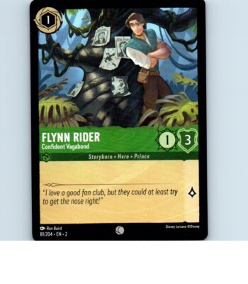 Flynn Rider 81/204 Disney Lorcana Trading Card | eBay