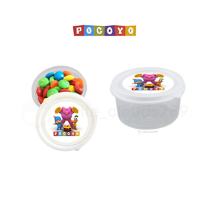 10 Pocoyo Party Favor Small Candy Containers 2.3 oz Fillable Gift Treat ...