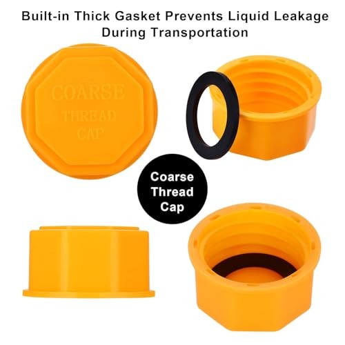 6PCS Gas Can Caps, 5 Gallon Gas Can Cap Replacement, Universal Coarse ...