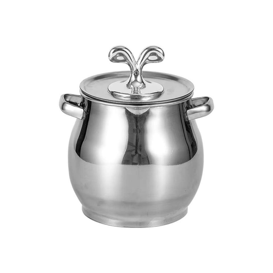 New 1.5/3.5L Oil Filter Pot Stainless Steel Lard Strainer Cooking Oil ...