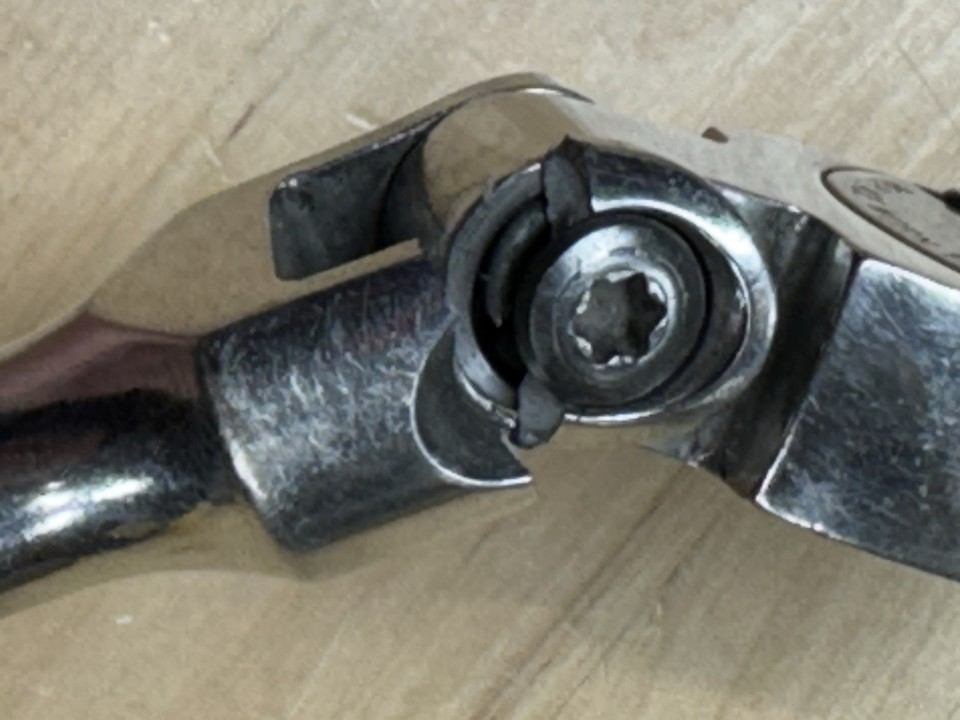 Snap On FBF80 3/8 Bend Handle Flex Head Ratchet (Ratchet Head Work ...