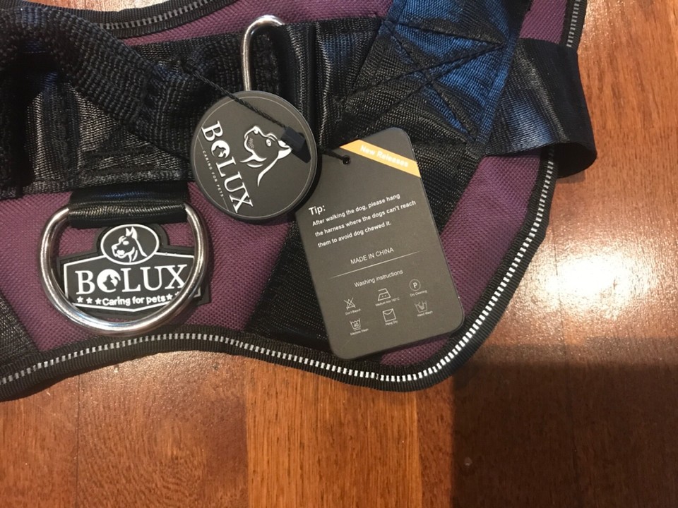 Bolux Dog Harness No-Pull Reflective Breathable Adjustable Pet Vest ...