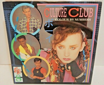 CULTURE CLUB "Boy George" Colour by Numbers 1983 Virgin Epic original ...