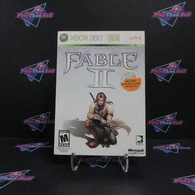Refurbished Fable 2 II Limited Collectors Xbox 360 + Sleeve/Bonus Disc ...