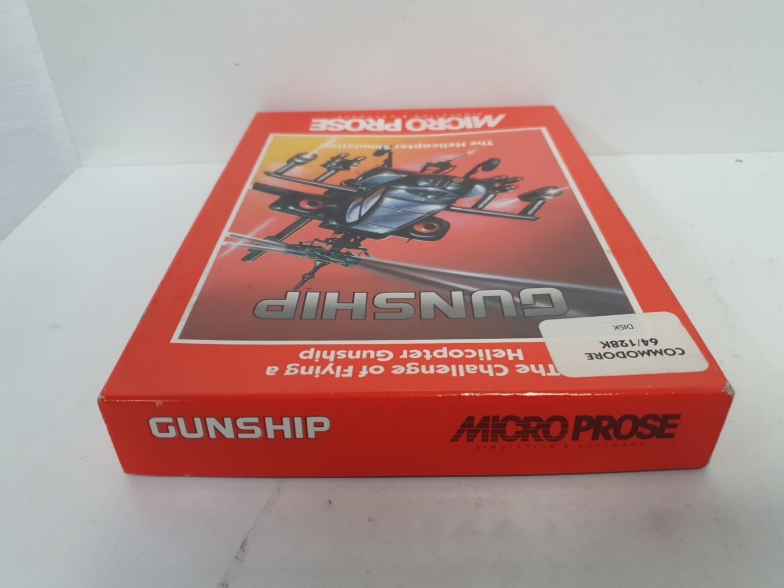 Gunship Microprose C64 C128 Commodore 64 Disk Version 5.25" Floppy for ...