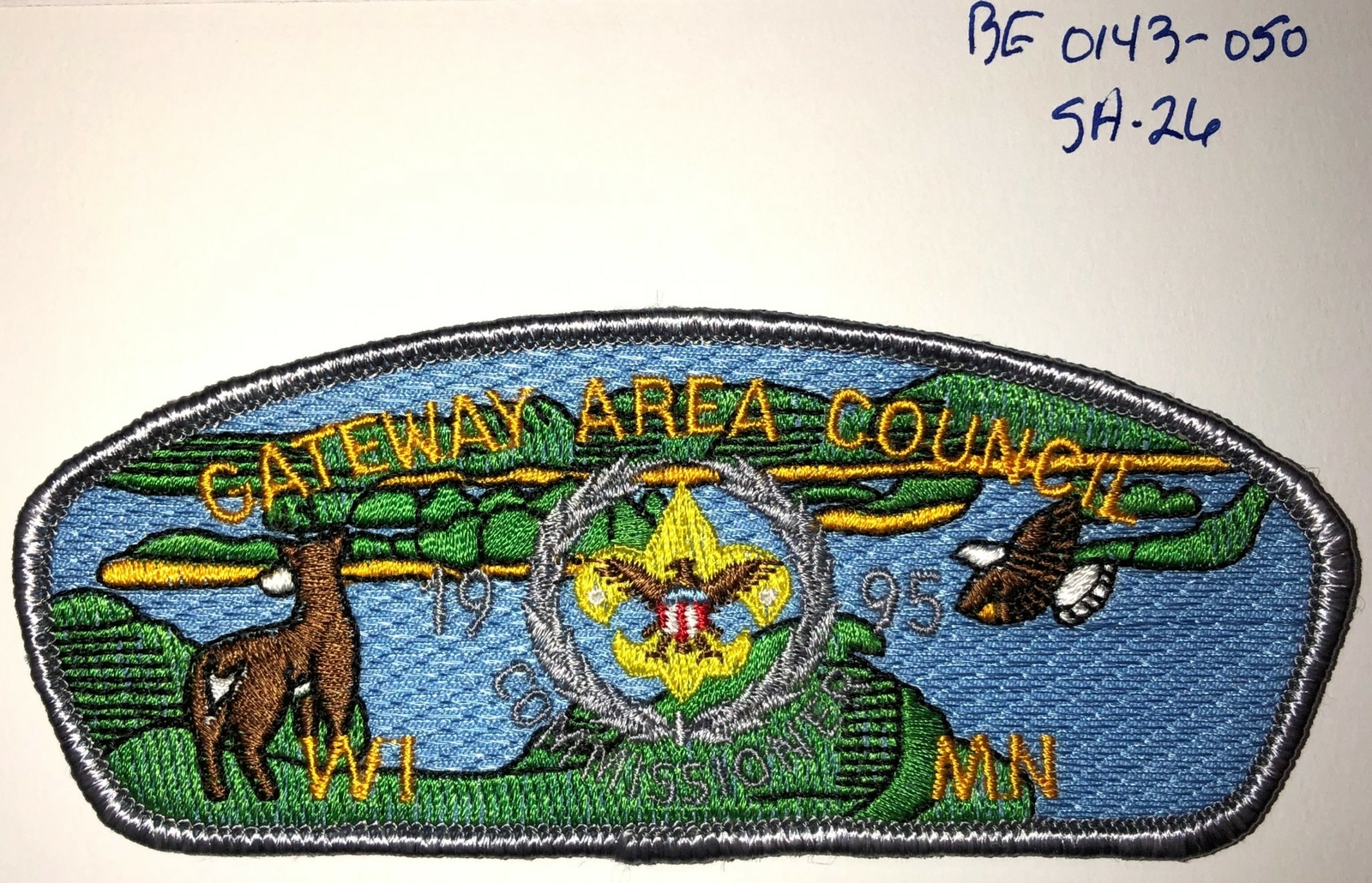 Boy Scout Gateway Area Council 1995 Commissioner CSP SA-26 | eBay