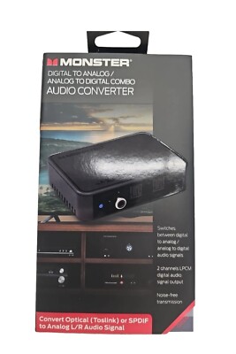 Monster-Digital to Analog / Analog to Digital Combo Audio Converter ...