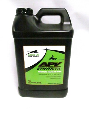 Arctic Cat 2.5 Gallons APV Synthetic 2 Stroke Snowmobile Injection Oil ...