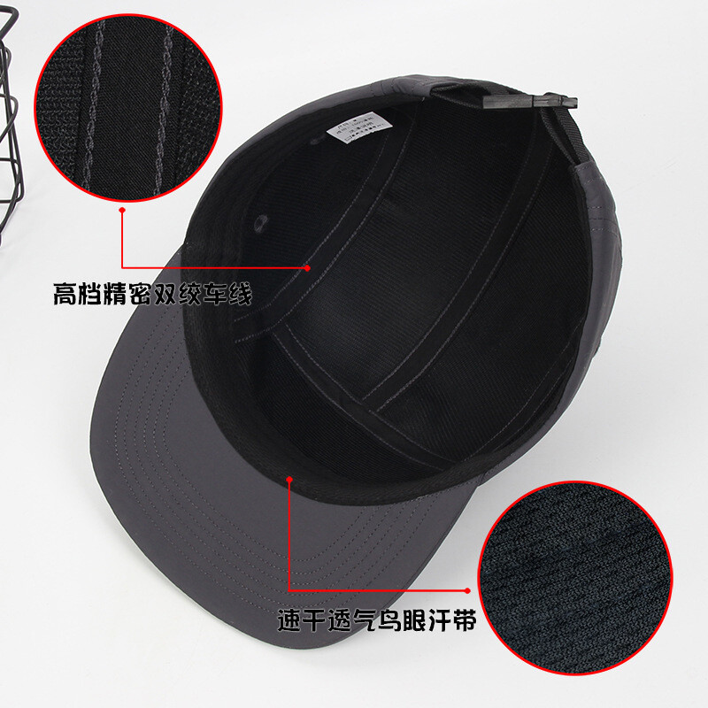 M/L/XL/XXL Men Waterproof Flat Bill Baseball Cap Oversize Plain ...
