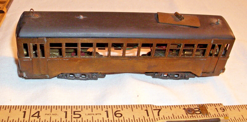 BRASS STREET TROLLEY ELECTRIC CAR HO SCALE | eBay