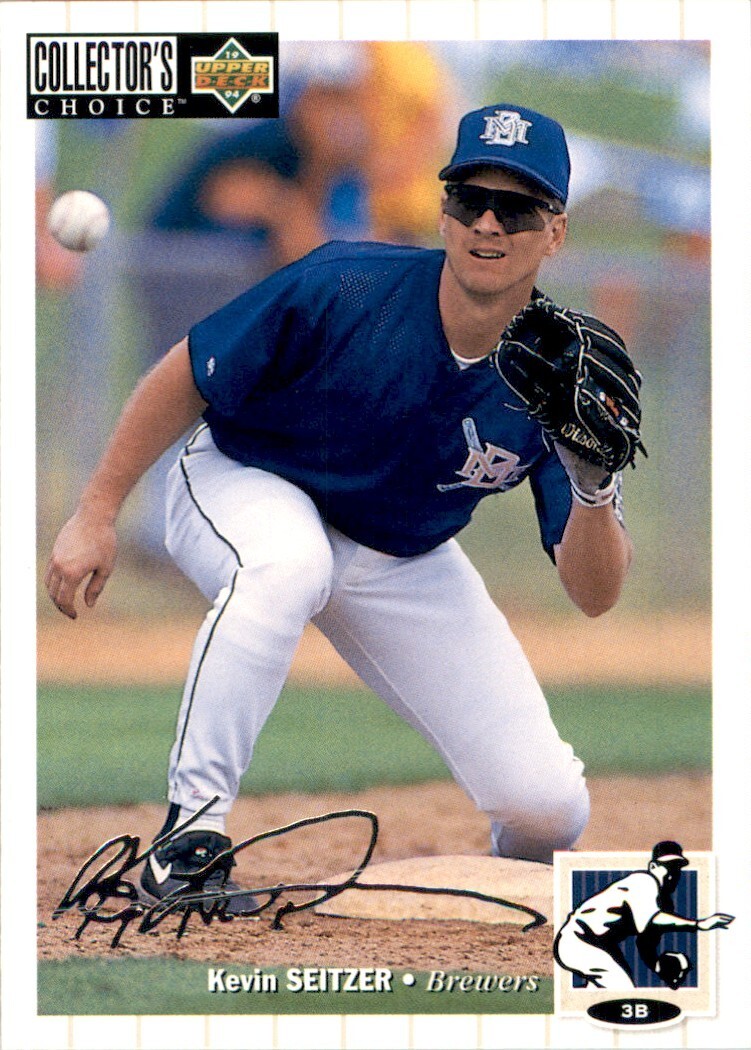 1994 Upper Deck Collector's Choice #379 Kevin Seitzer Silver Signature ...
