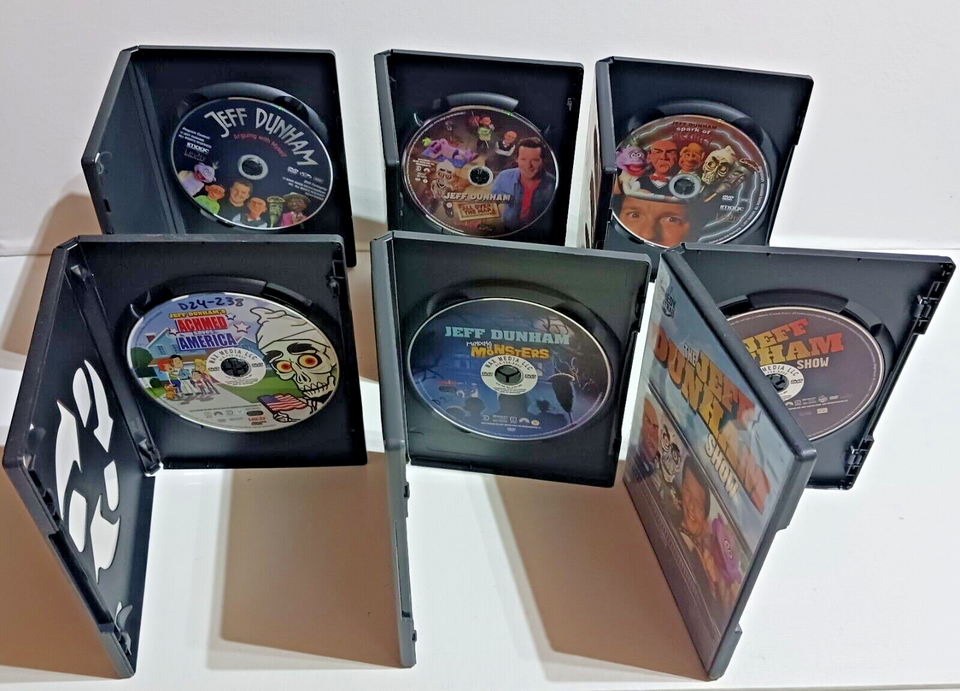 Jeff Dunham- Six Lot of Pre-Owned DVDs- Spark, Achmed, Monsters..more ...