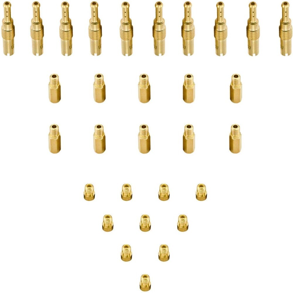 30Pcs Brass Carburetor Main Jets Jets Slow Pilot Jets For Car | eBay