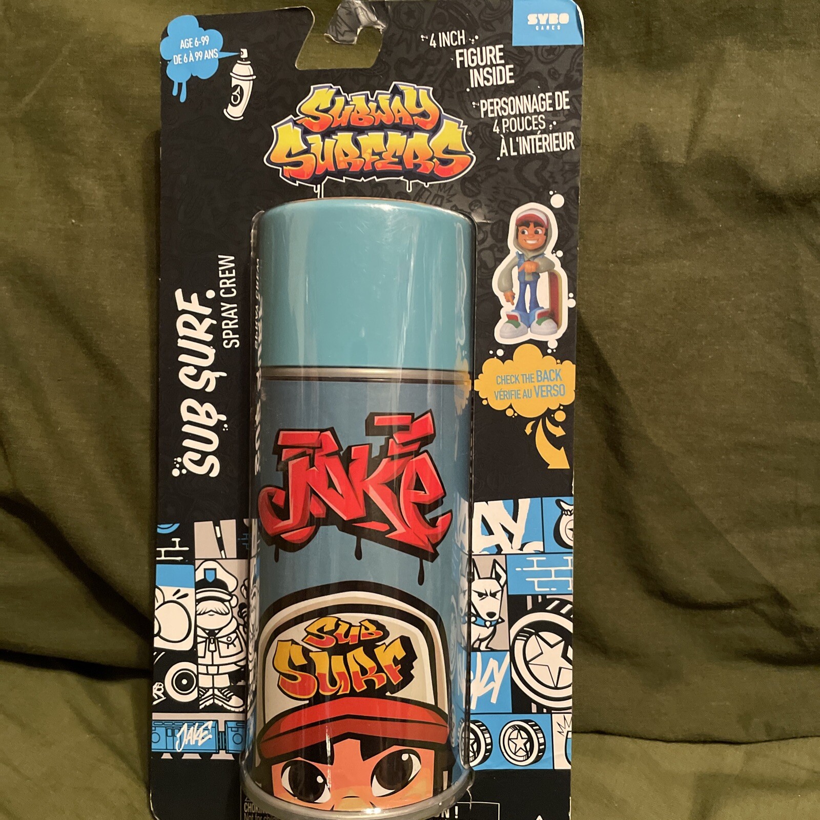 NEW 2020 Lot Three (3) SUBWAY SURFERS SPRAY CREW 4” Figure Inside the ...