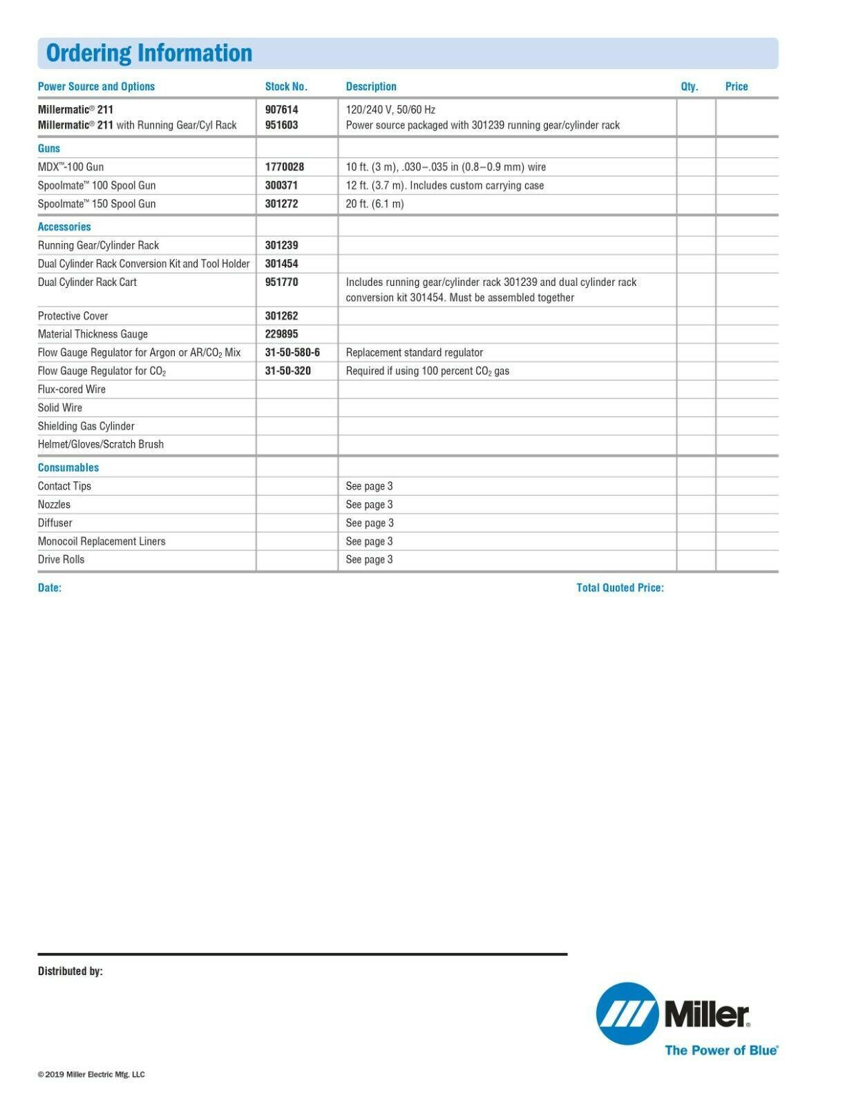 Miller Millermatic 211 MIG Welder with Advanced Auto-Set 907614 | eBay